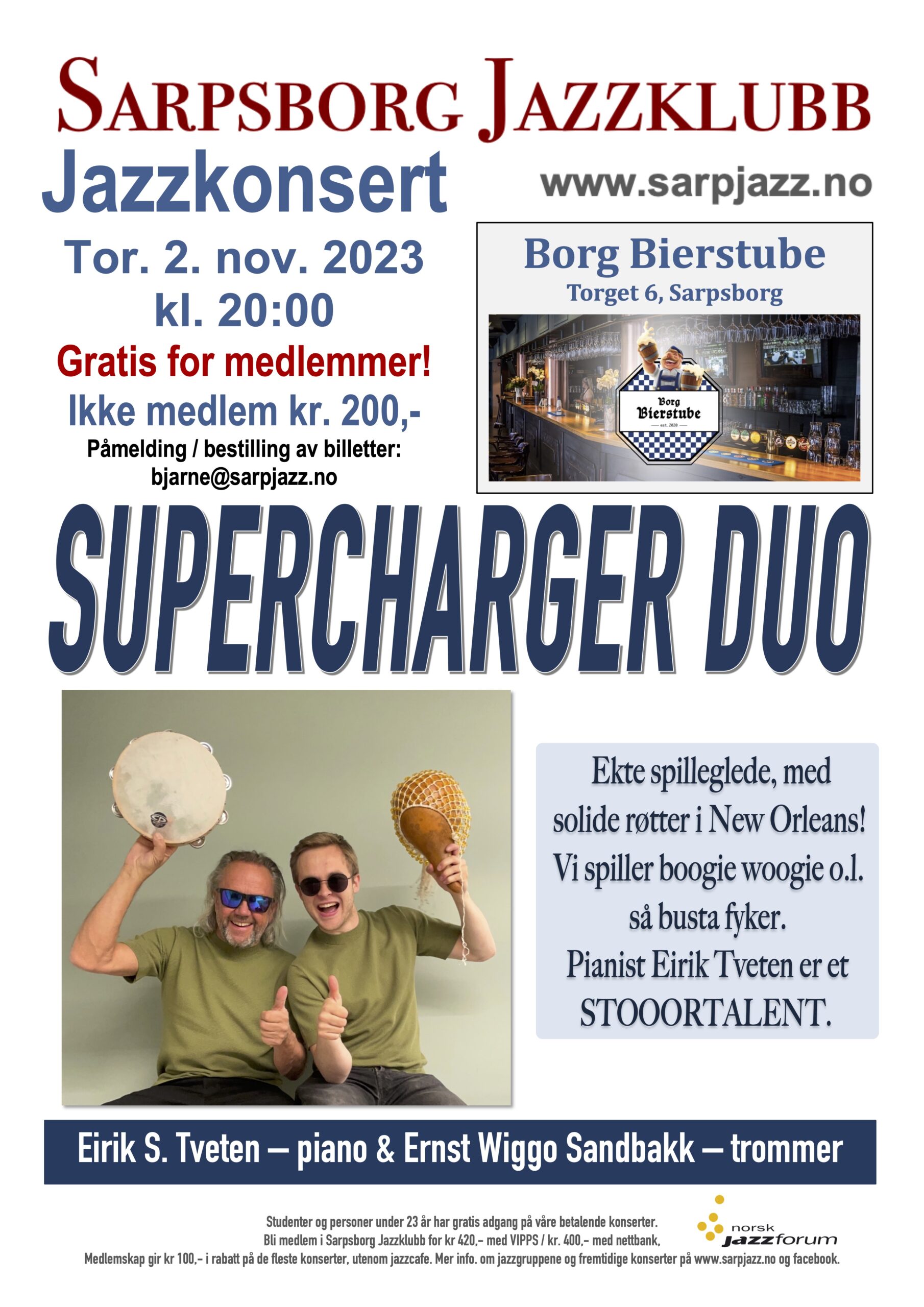 SUPERCHARGER DUO - Jazz i Norge
