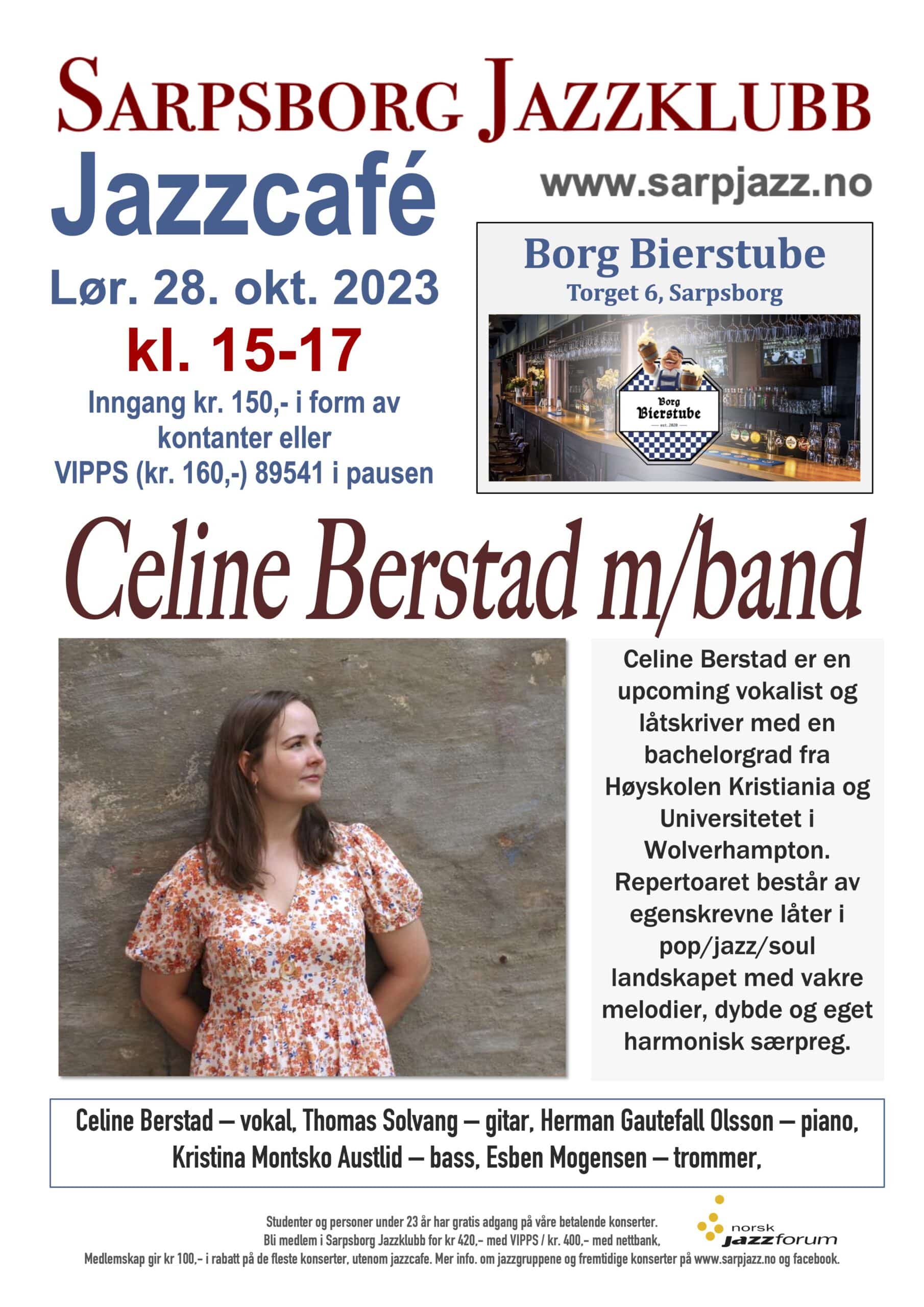 Celine Berstad m/band - Jazz i Norge