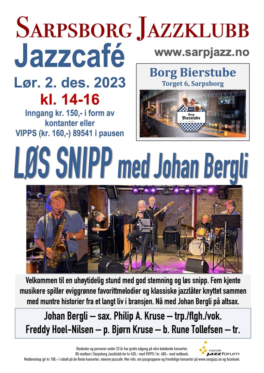 LØS SNIPP med Johan Bergli - Jazz i Norge